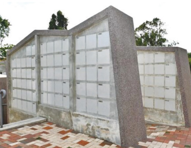 New columbarium at Western Road Christian cemetery