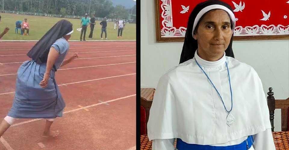 Faith on the track: Kerala’s viral barefoot hurdling nun